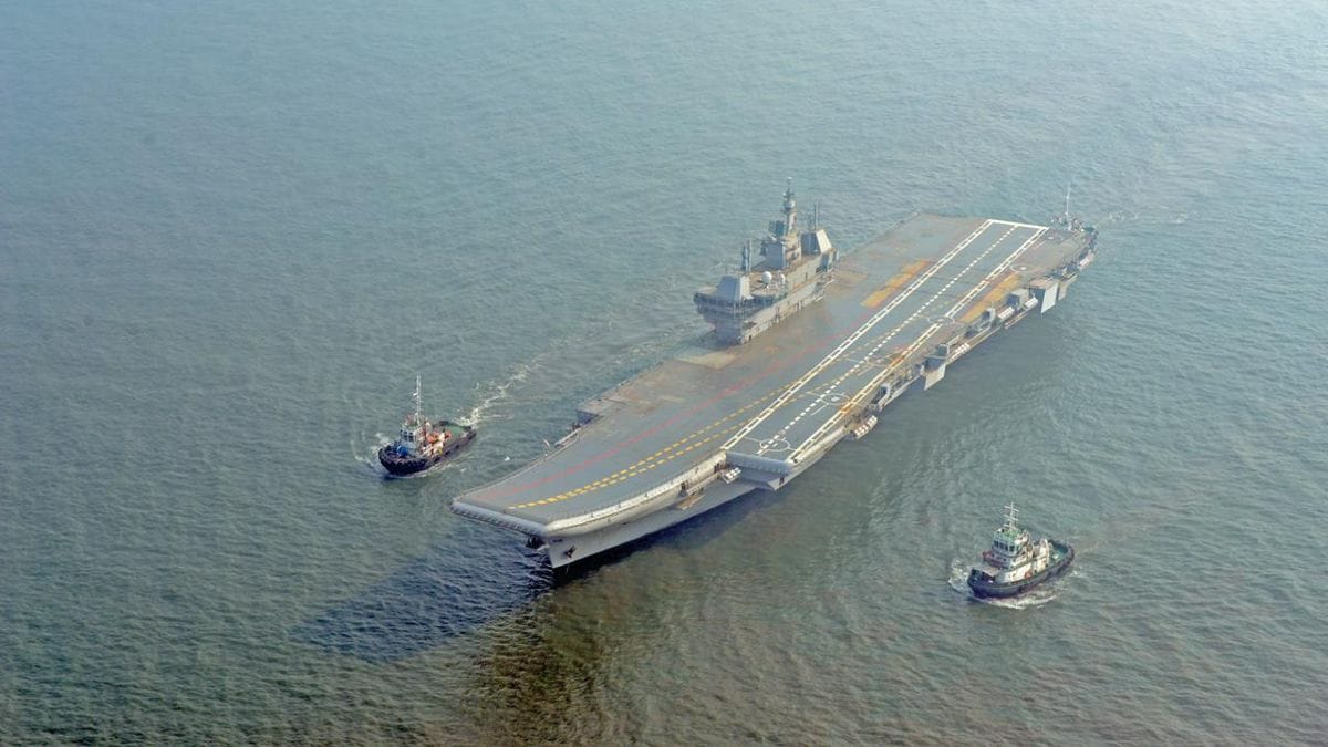 1st indigenous aircraft carrier Vikrant delivered to Navy, India among ...