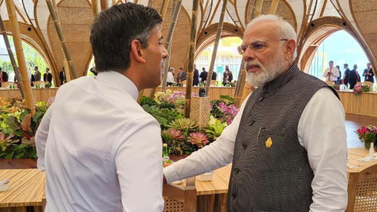 Narendra Modi meets UK PM Rishi Sunak for first time at G20 Summit in Bali