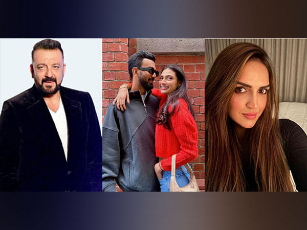 Sanjay Dutt, Esha Deol shower blessings on Athiya Shetty, KL Rahul ...