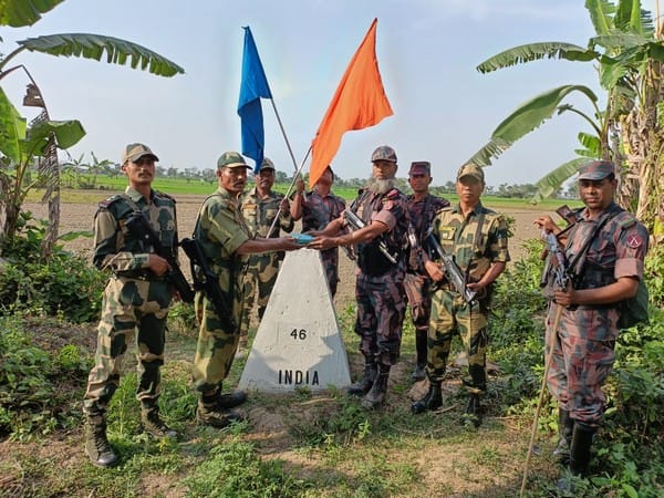 South Bengal Frontier of BSF exchanges sweets, greetings with Border ...