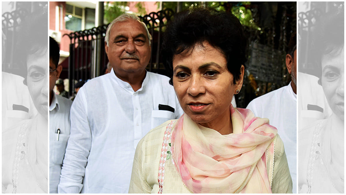 Infighting in Haryana Congress resurfaces as Selja rebuffs Hooda
