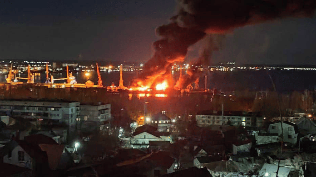 Ukraine says it destroyed Russian warship in Crimea, Moscow admits ‘damage’