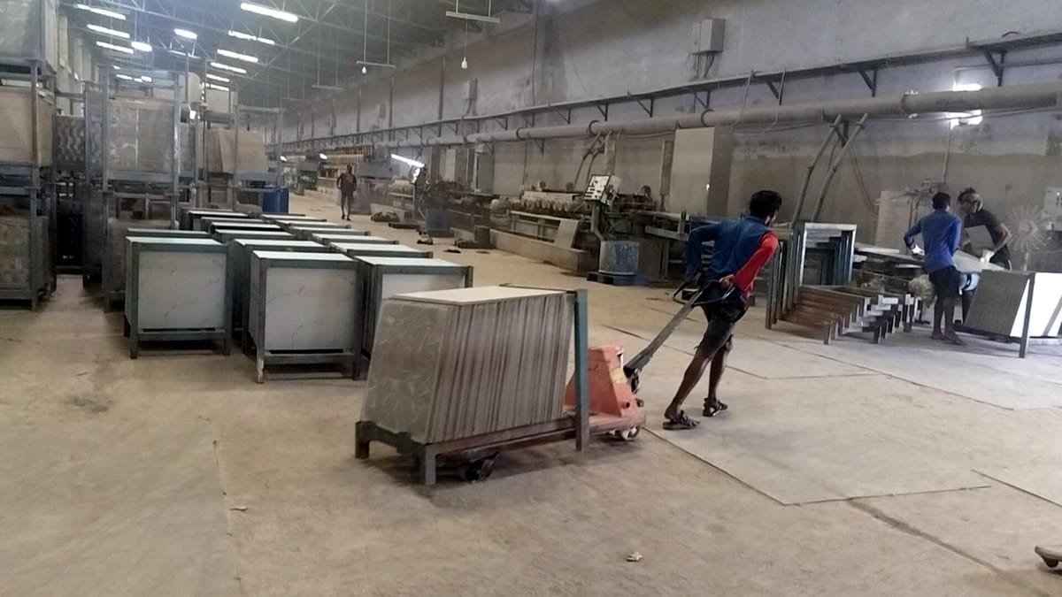 Morbi Gujarat ceramics tile industry China competition