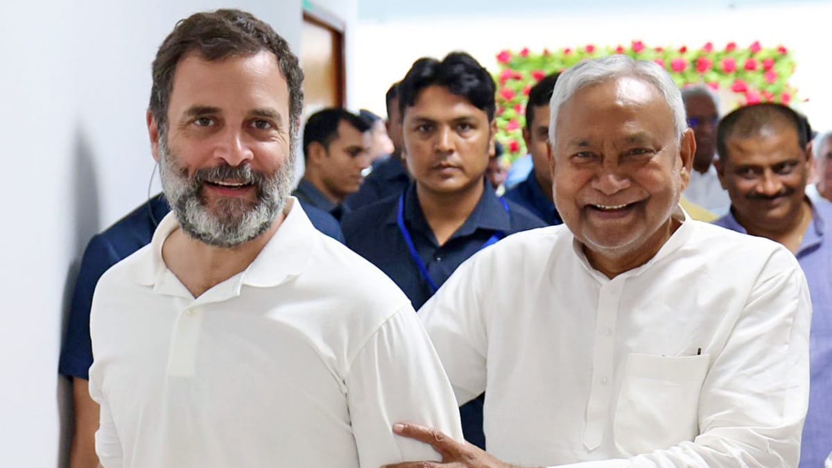 'Nonsensical': Nitish Kumar rejects Rahul's claim of Bihar caste census ...