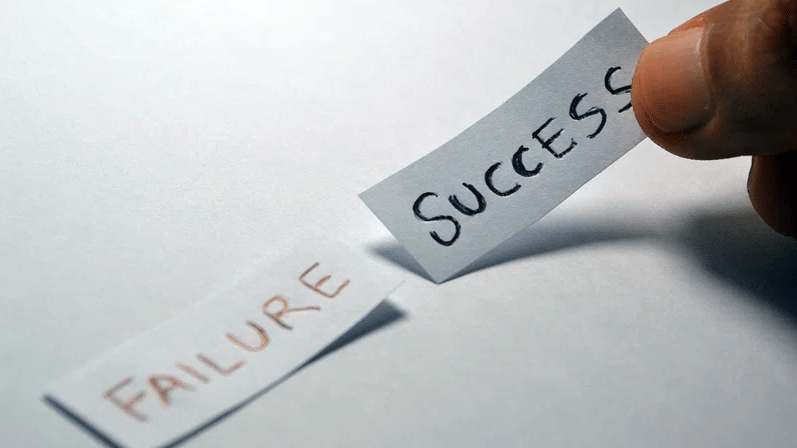 Success is less likely to follow failure than expected