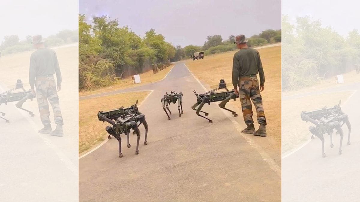 Robo-dogs that can fire, surveil & carry load — Army set to induct its ...