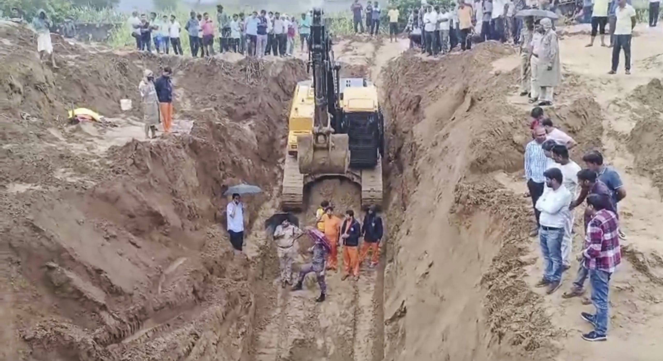 Disaster teams rescue girl, 2, from borewell in Dausa