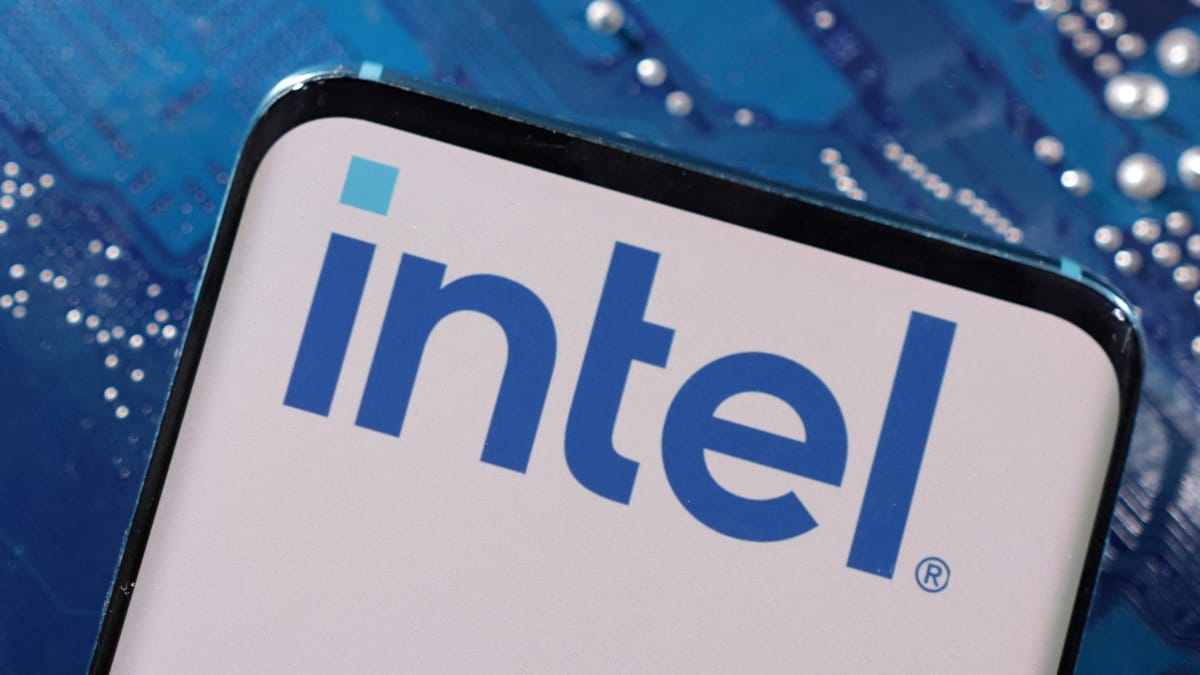 Intel's Dow status under threat as struggling chipmaker's shares plunge