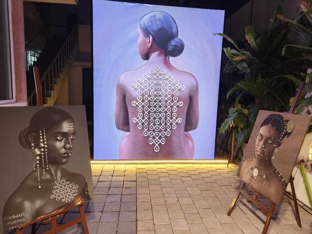 A Tamil woman's body, tradition and technology. Chennai artist ...