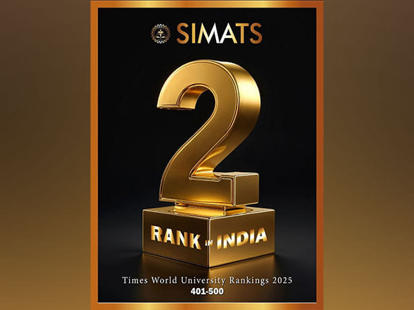 SIMATS Ranks 2nd in India and Achieves Global Recognition in Times ...