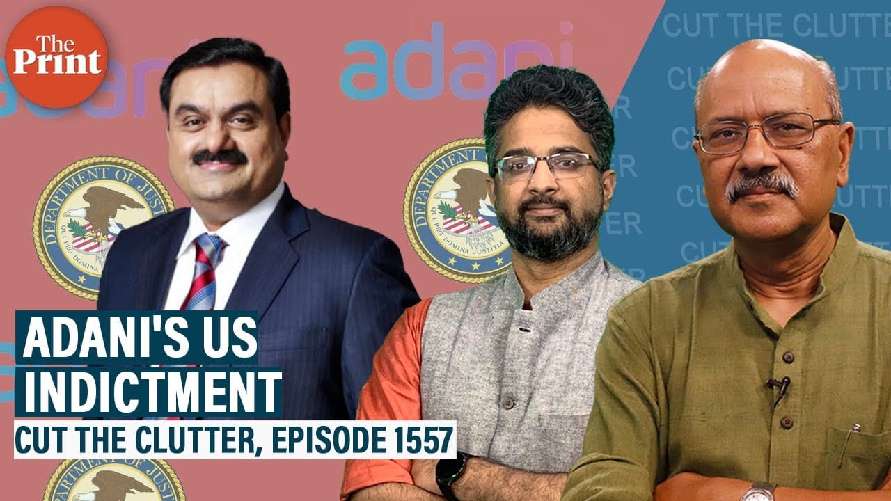 Watch CutTheClutter: Adani's US indictment, how the laws work & charges ...