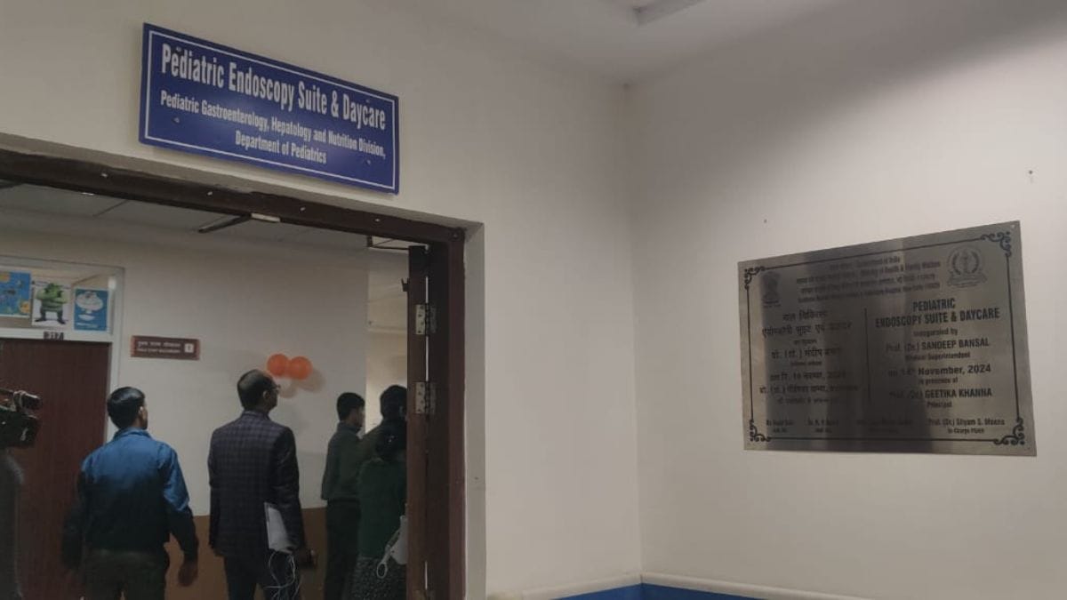 At 1st-of-its-kind paediatric endoscopy suite in Safdarjung Hospital, 5 ...