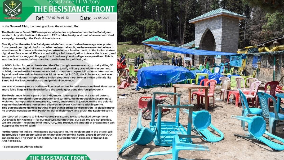 LeT offshoot TRF retracts Pahalgam attack claim, blames ‘hacking’ for ...