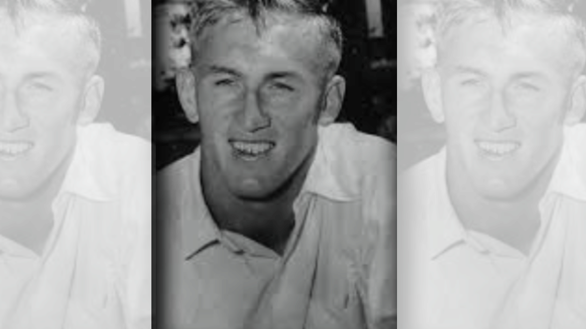 Former Australia pacer Gordon Rorke, known for his towering frame ...