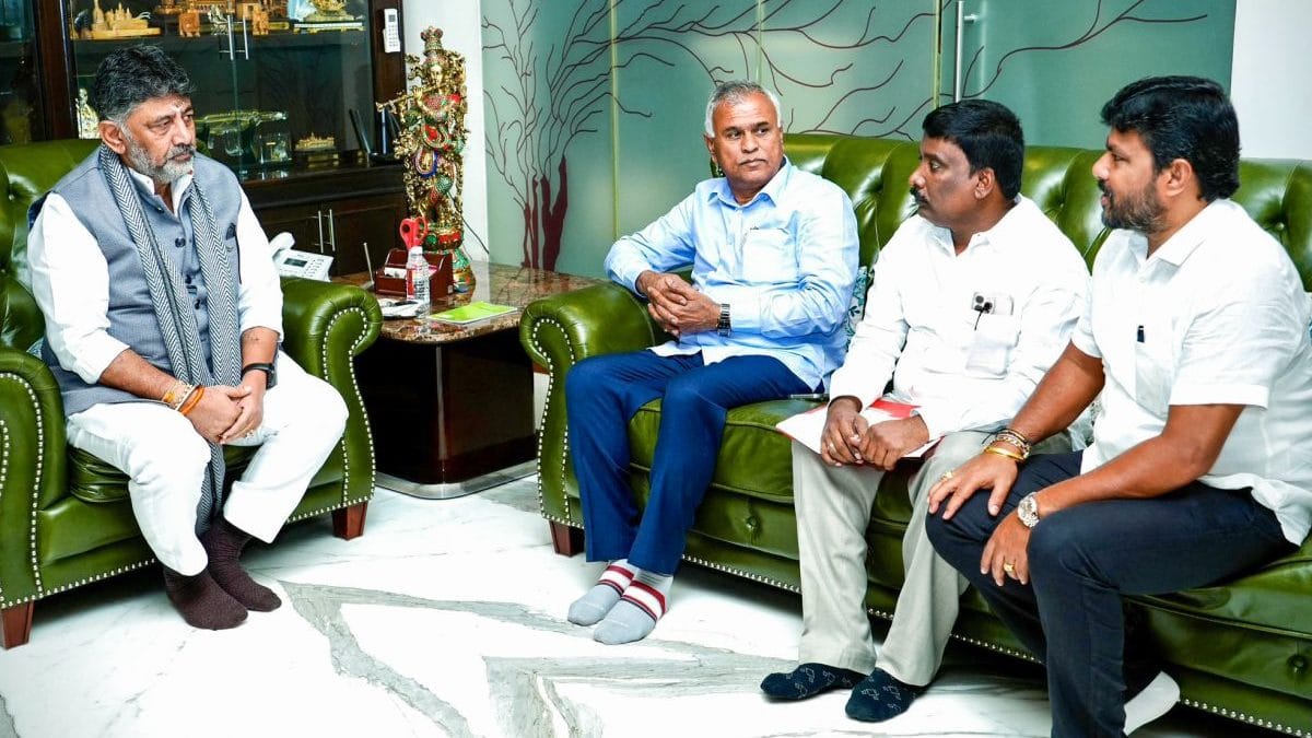 Deputy CM Shivakumar meets Congress leaders amid tussle over Karnataka ...