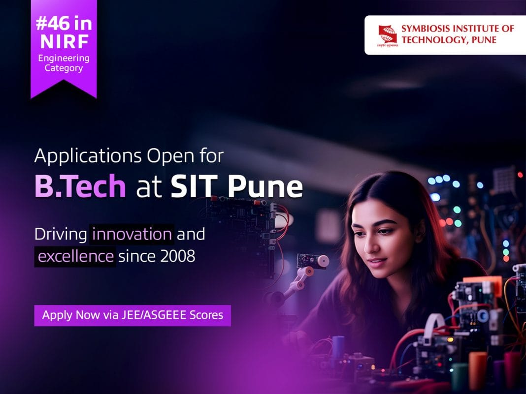 Applications Now Open for B.Tech 2026 at SIT Pune via JEE & State ...