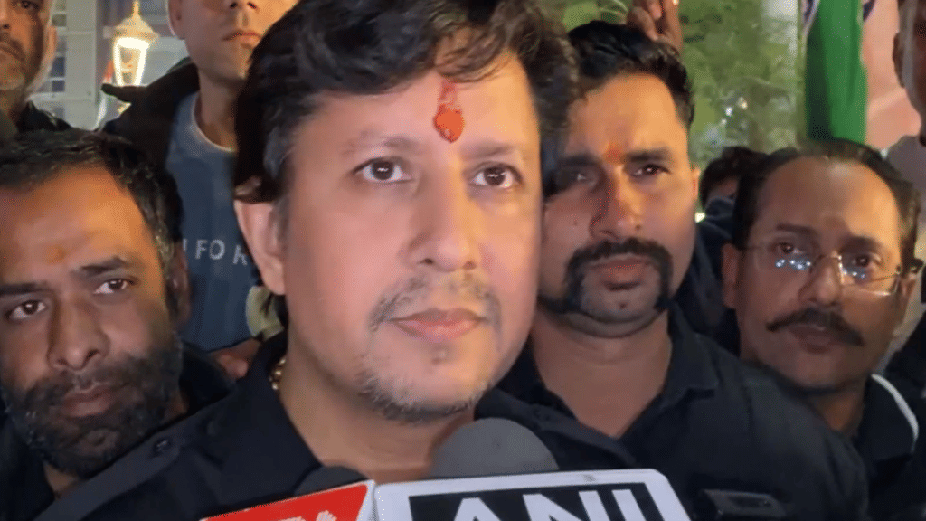 BJP stages protests in Indore over killings of Hindus in Bangladesh