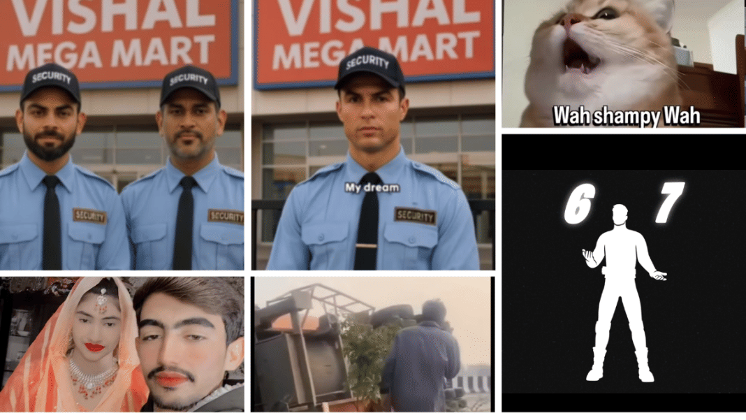 Trending memes of 2025 — 6-7 & Vishal Mega Mart