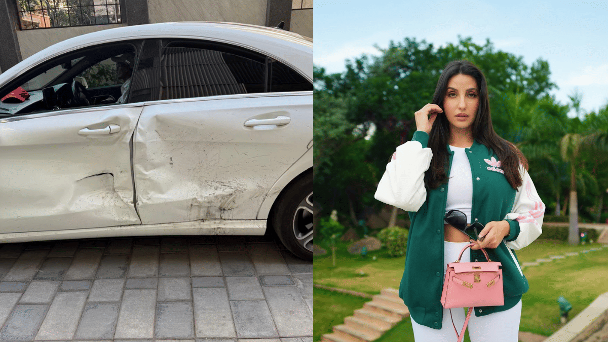 Nora Fatehi's brush with death: car hit by drunk driver en route ...