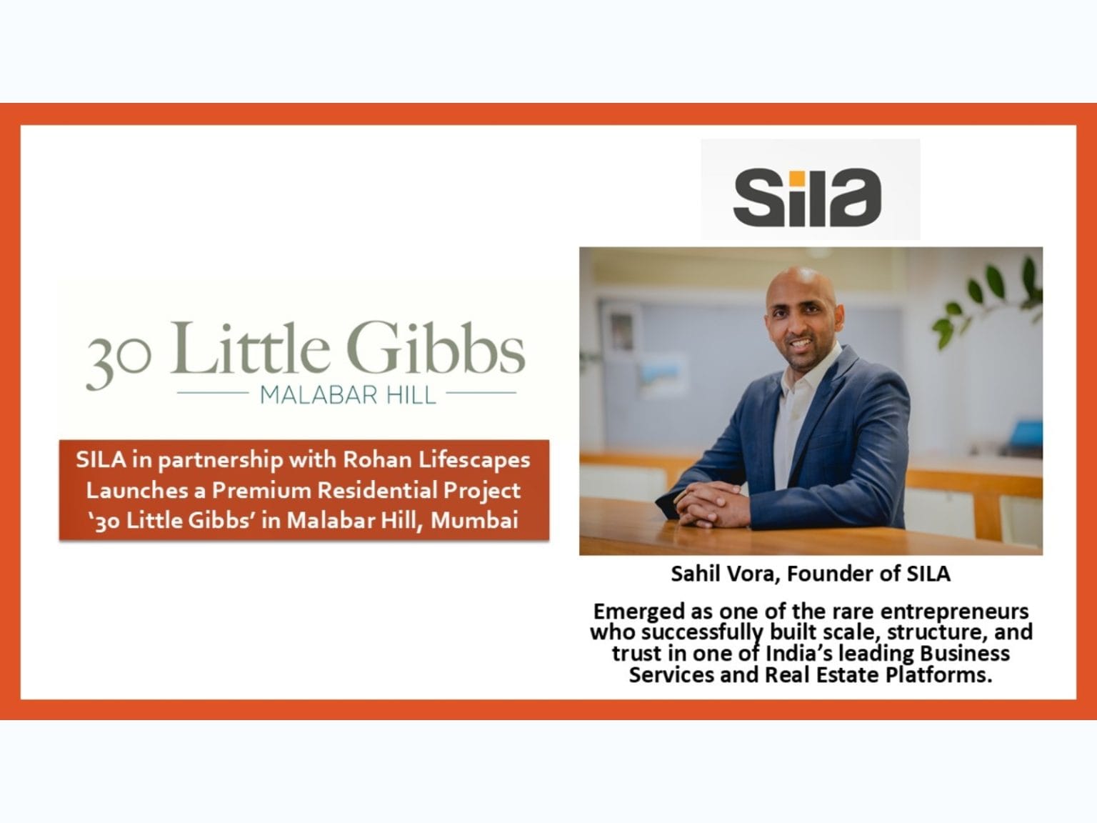 Sahil Vora Led SILA in partnership with Rohan Lifescapes Launches ...