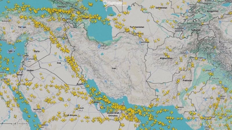 Airlines continue to avoid Iran and Iraq despite airspace reopening ...