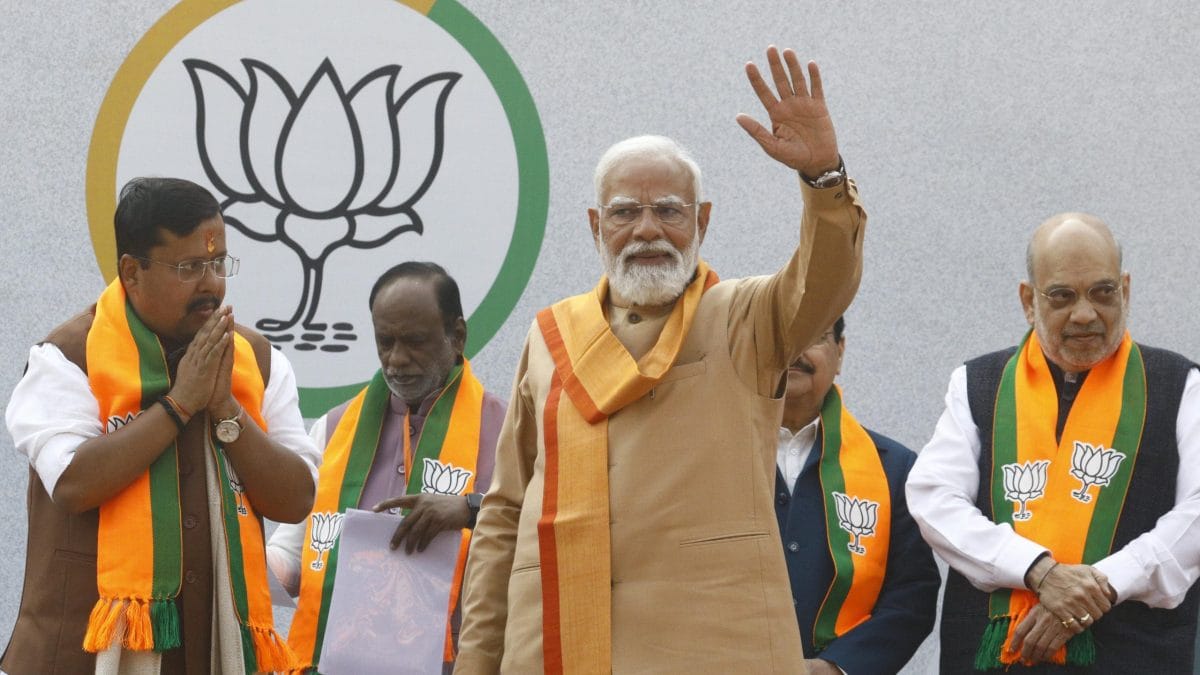In pictures: PM Modi and his 'boss'