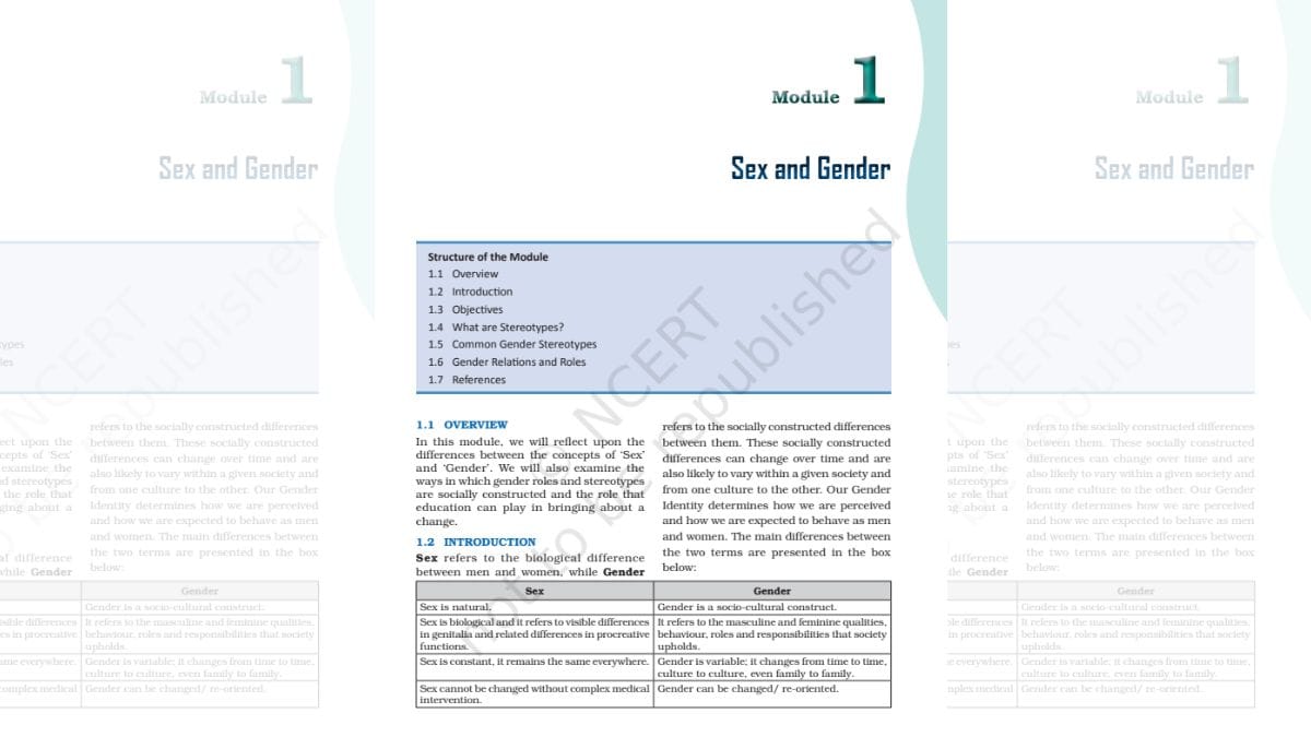 Why NCERT’s teacher training manual on gender has sparked a controversy