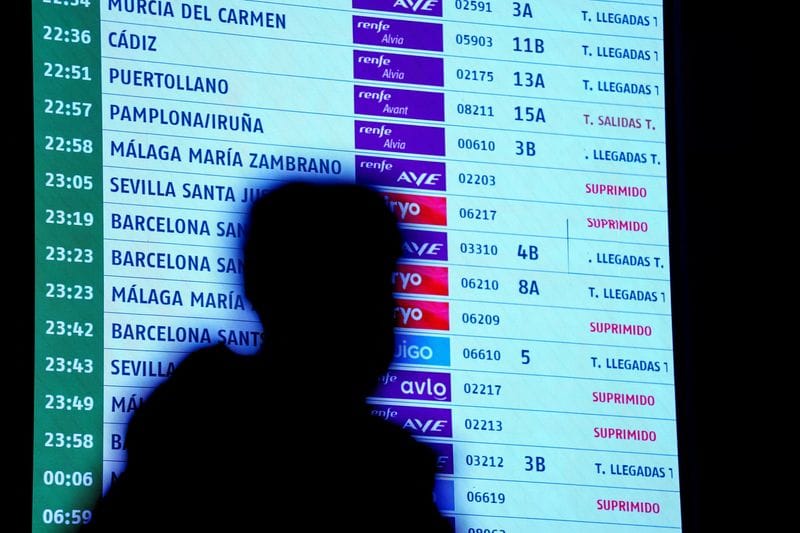 Two high-speed trains derail in Spain, broadcaster reports seven people ...