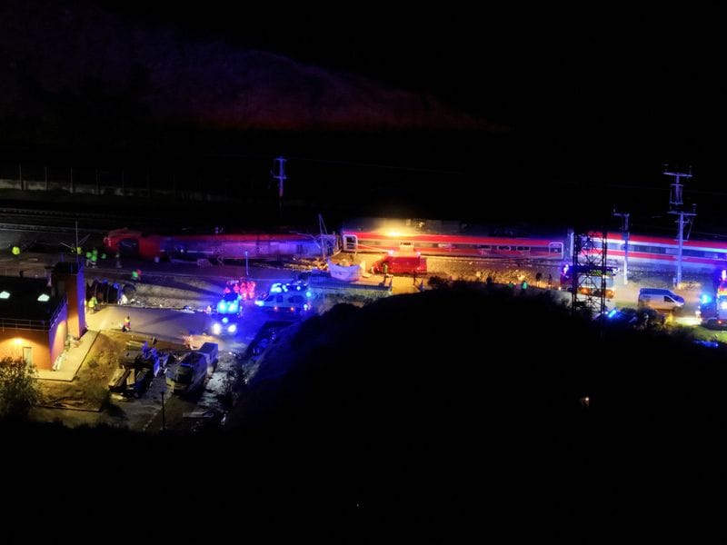 Two high-speed trains collide in Spain, police sources say 21 people ...