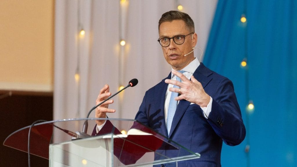 Without naming Trump, Finnish President Stubb says ‘wrecking ball ...