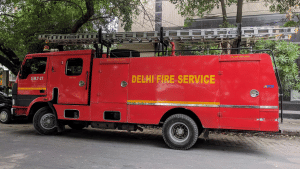 Massive fire engulfs labour camp near Delhi’s Udyog Bhawan
