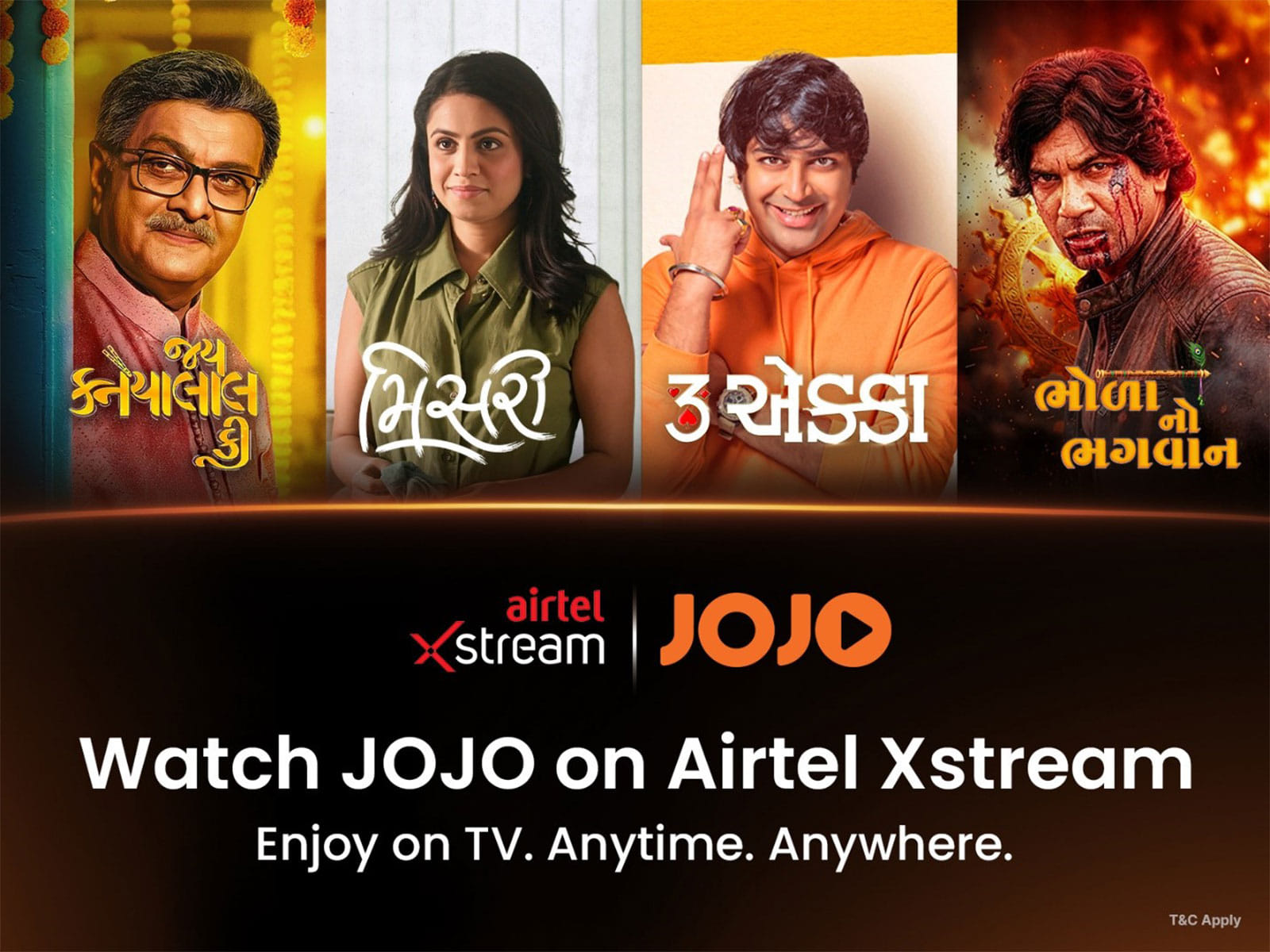 JOJO Limited Joins Airtel Xstream -- Bringing the World of Gujarati ...