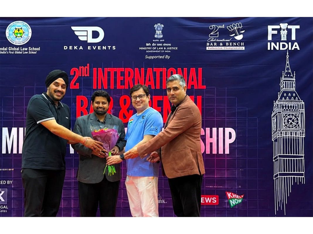 Advocate V. K. Dubey Honoured at 2nd International Bar & Bench ...