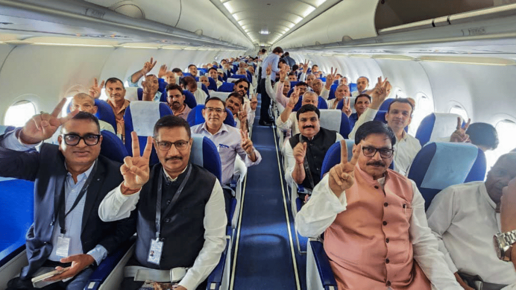 Noida International Airport's first flight takes off for Lucknow