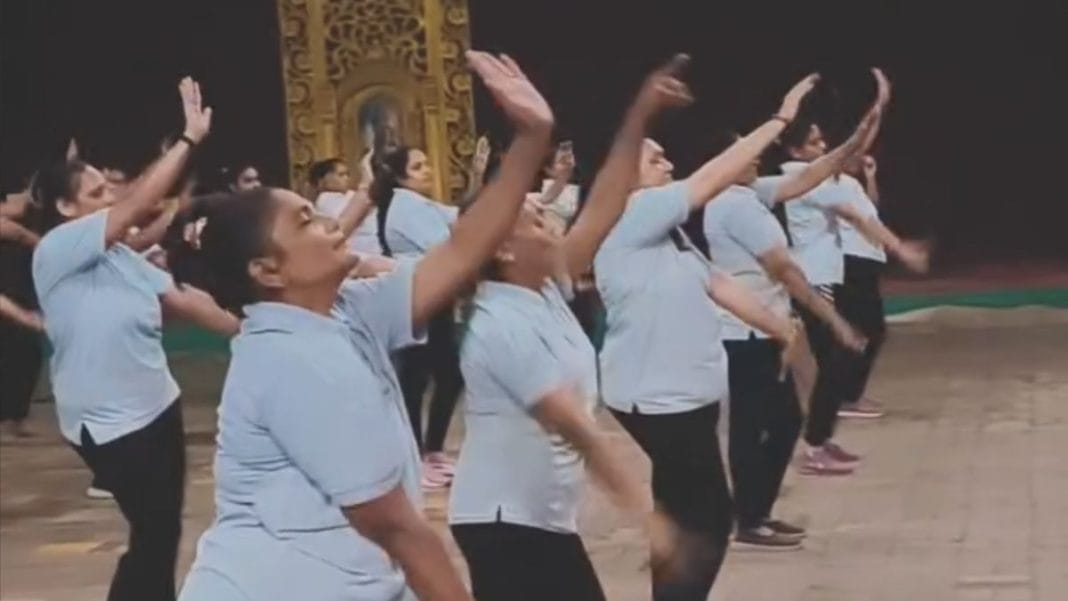 Gujjus can do more than Garba. See Gajanand Group Aerobics