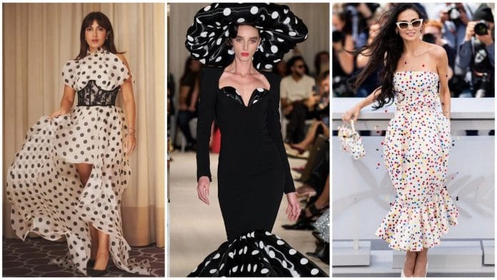 Polka dots rule spring-summer 2026, Demi Moore to Bhumi Pednekar